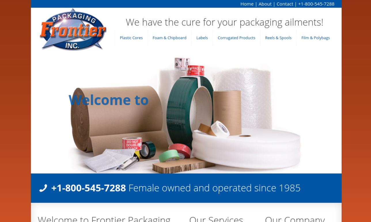 Frontier Packaging, Inc. | Paper Tubes